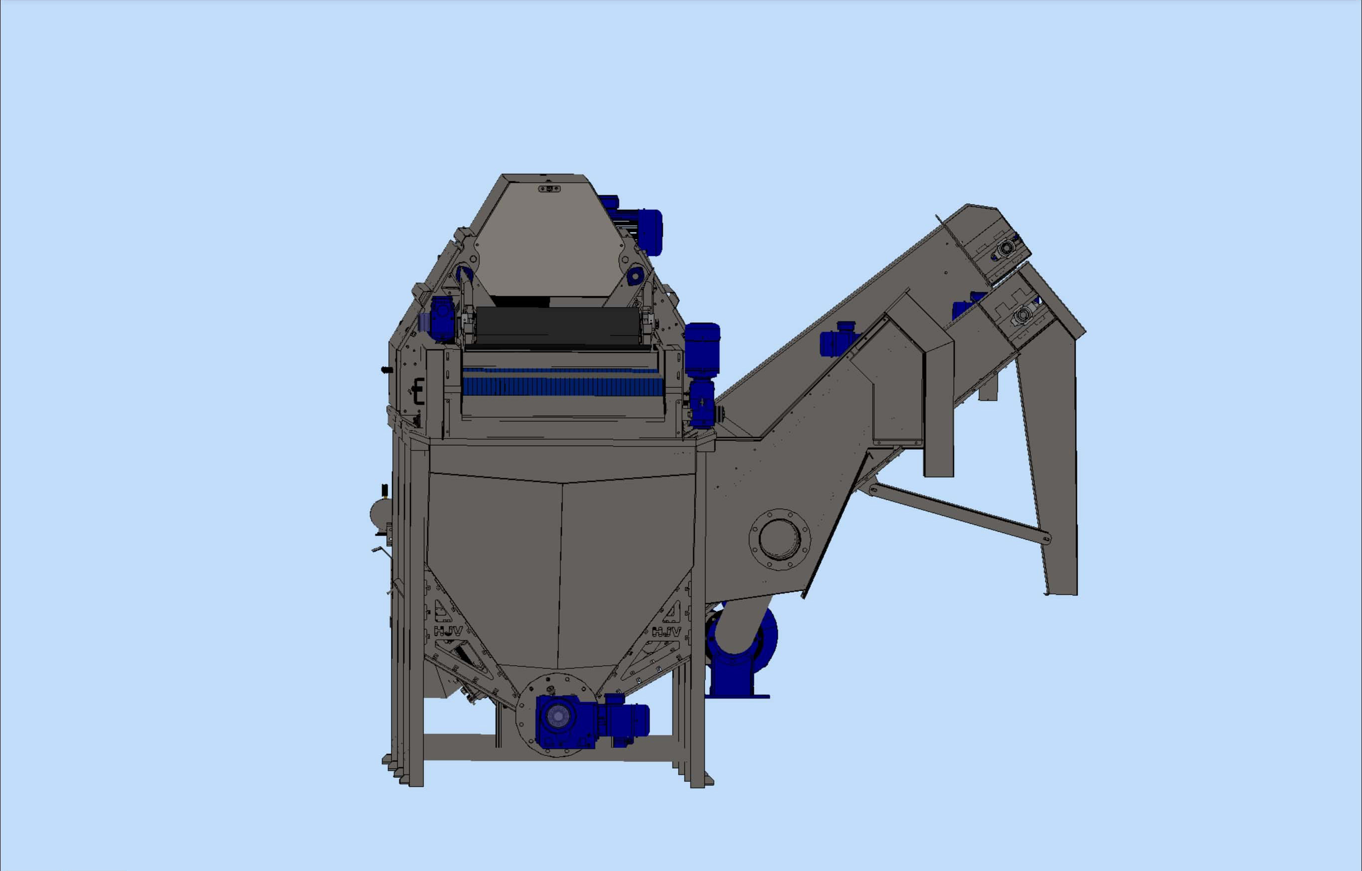 Combi Washer | HJV Engineering | Destoning | Washing | Sludge Removal